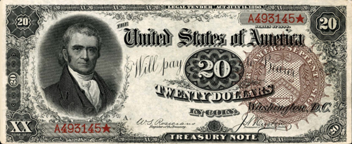 US Treasury Notes | American Historic Coins & Collectibles